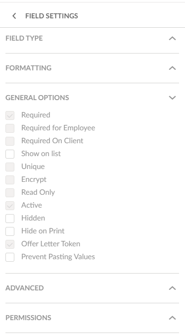 How do I select form field options?